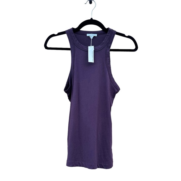 James Perse | Tops | Standard James Perse Racerback Tank Top Egg Purple ...